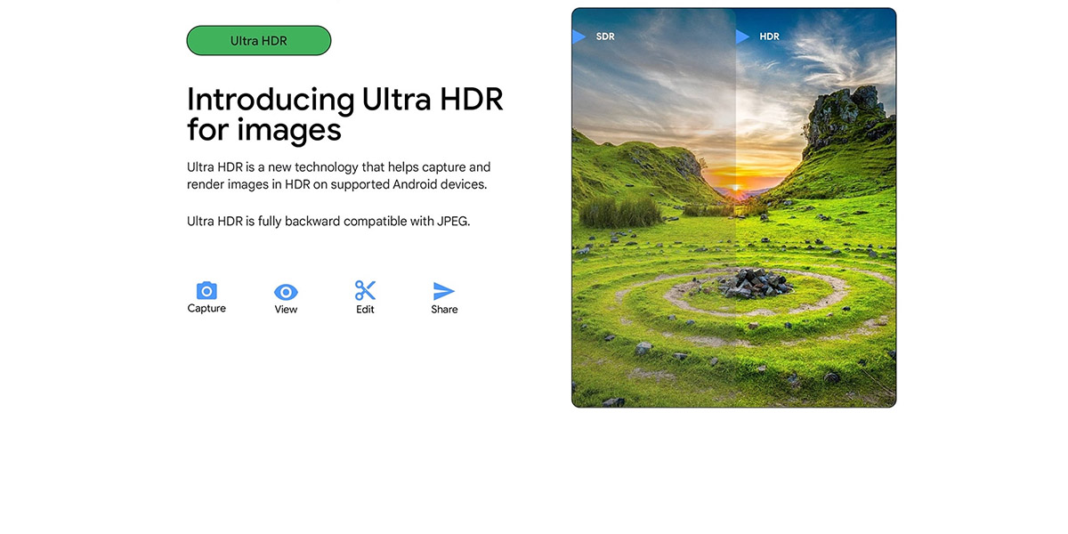 Google lancia l'Ultra HDR su Android 14 - FOTO Cult