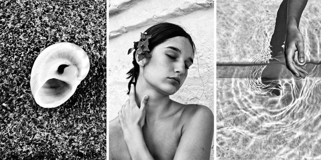 Afrodite a Maratea: fotografie di donne su chiffon e seta - FOTO Cult